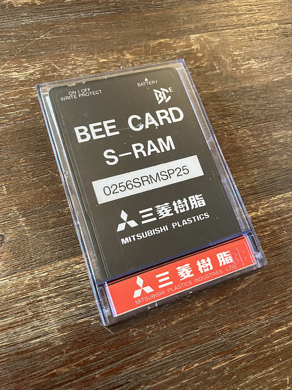 Mitsubushi Bee Card S-RAM - Black | Reverb