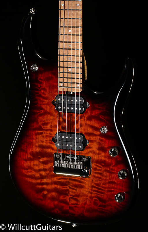 Ernie Ball Music Man JP15 6 Piezo Tiger Eye Quilt Top (293) | Reverb