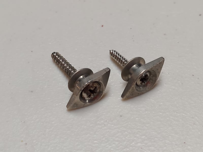 1980s Gibson Posi-Lock Strap Buttons - With Screws - Les Paul | Reverb
