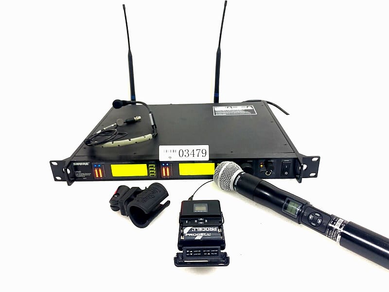 Shure UR1, UR2, SM58 & UR4D 638-698MHz Wireless Mic System | Reverb