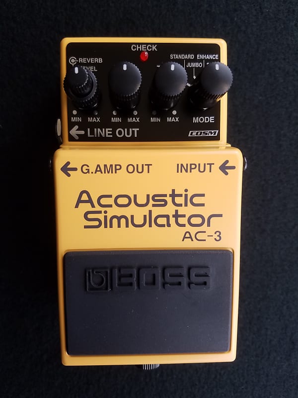 Boss AC-3 Acoustic Simulator 2006 - Present - Yellow | Reverb