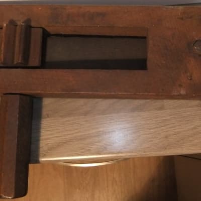 RARE, ANTIQUE HAND-MADE Lge WOODEN FOOTBALL RATTLE / BIRD | Reverb