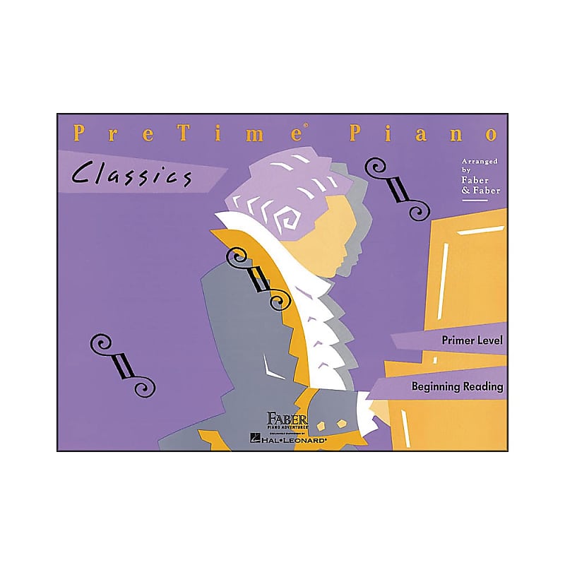 Faber Piano Adventures Pretime Classics Book Primer Level for | Reverb