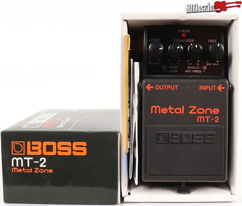 Boss MT-2 Metal Zone Overdrive Distortion Electric Guitar | Reverb