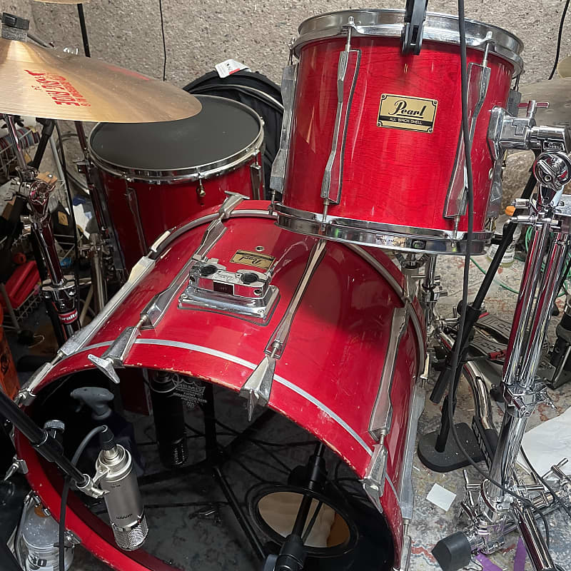 Pearl BLX All Birch 4 piece Drum Set - Sequoia Red | Reverb