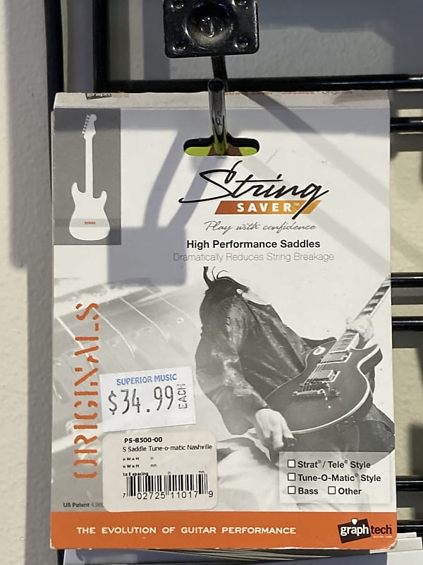 Graph Tech S Saddle Tune-O-matic Nashville 2022 - Part no# | Reverb