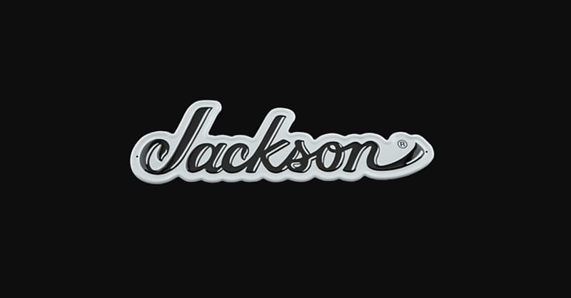 Jackson Logo Tin Sign 2995846100 | Reverb