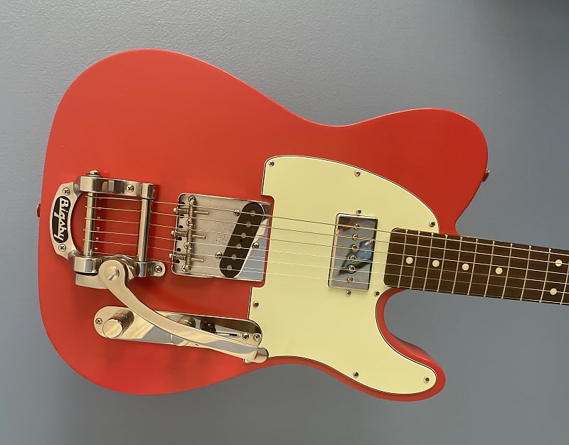 2022 Partscaster / Barncaster T-Type - Fiesta Red Nitro - | Reverb
