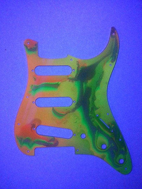 Fender Stratocaster - Custom Painted Pickguard - Fits Fender | Reverb
