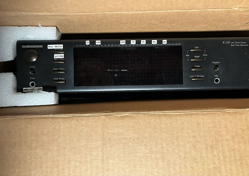 Audio Control R-130 One Third Octave Real Time Spectrum | Reverb