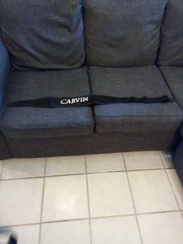 CARVIN logo 3" Poly Bass/Guitar strap | Reverb