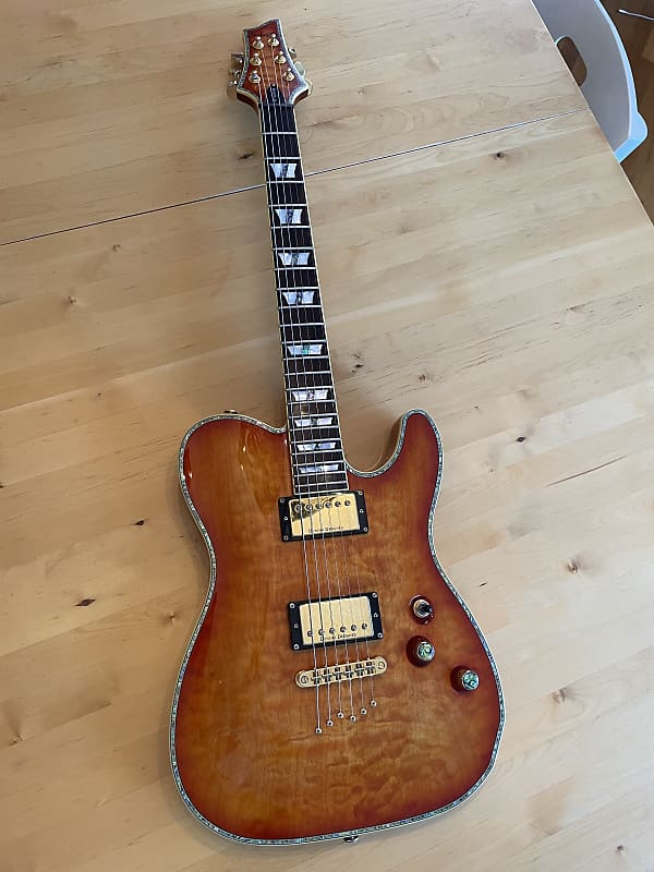 Schecter PT Custom Sunburst | Reverb