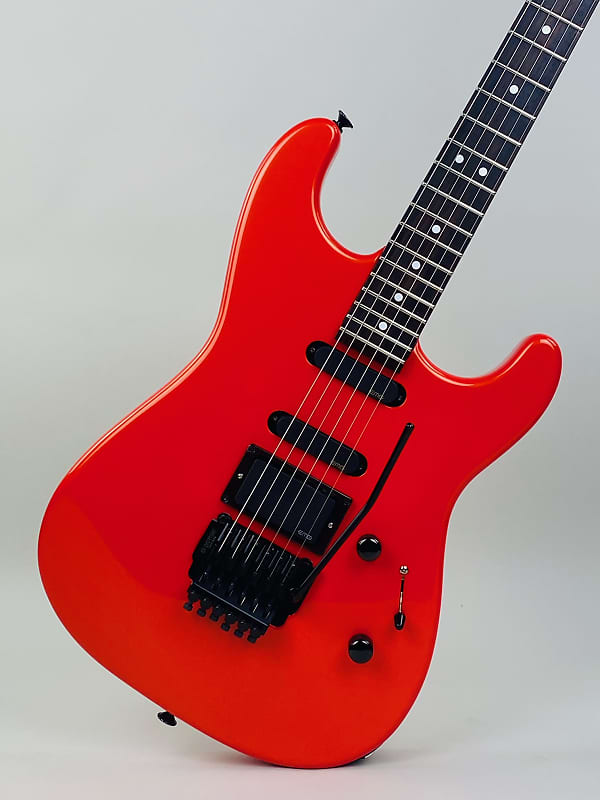 Charvel IMC Model 3, Incredible Superstrat! 1987 - Tangerine | Reverb
