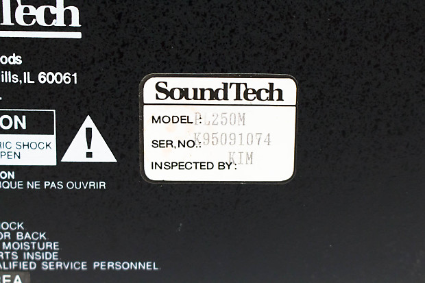 SoundTech PL250M Professional Monitor Power Amplifier with | Reverb UK