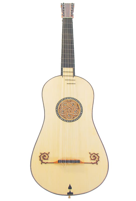 Antonio Stradivari baroque guitar by Miguel Dominguez 2024 - | Reverb