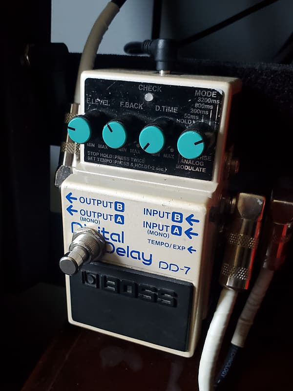 Boss DD7 Digital Delay (with TapTempo mod) | Reverb