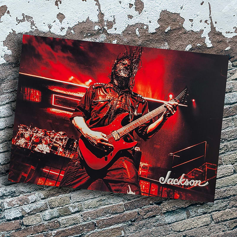 JACKSON GUITARS SLIPKNOT MICK THOMSON POSTER INSANELY RARE | Reverb