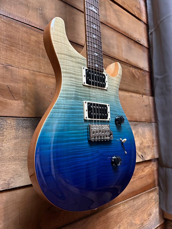 PRS SE Custom 24 Limited Edition Blue Fade w/bag | Reverb