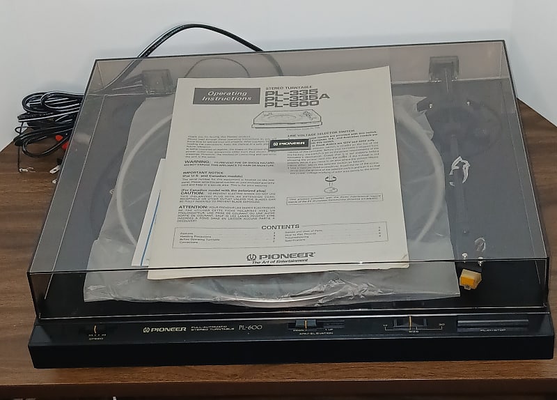 NEW Pioneer PL-600 Full Automatic Stereo Turntable 1979-1982 | Reverb