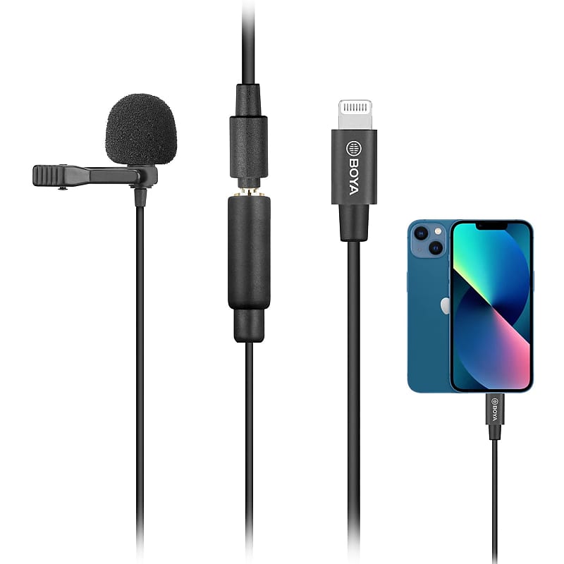Lightning Microphone For Ios Iphone 11 Vlog, 20 Ft/6M By-M2 | Reverb