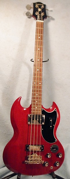 Epiphone EB3 Cherry | Reverb