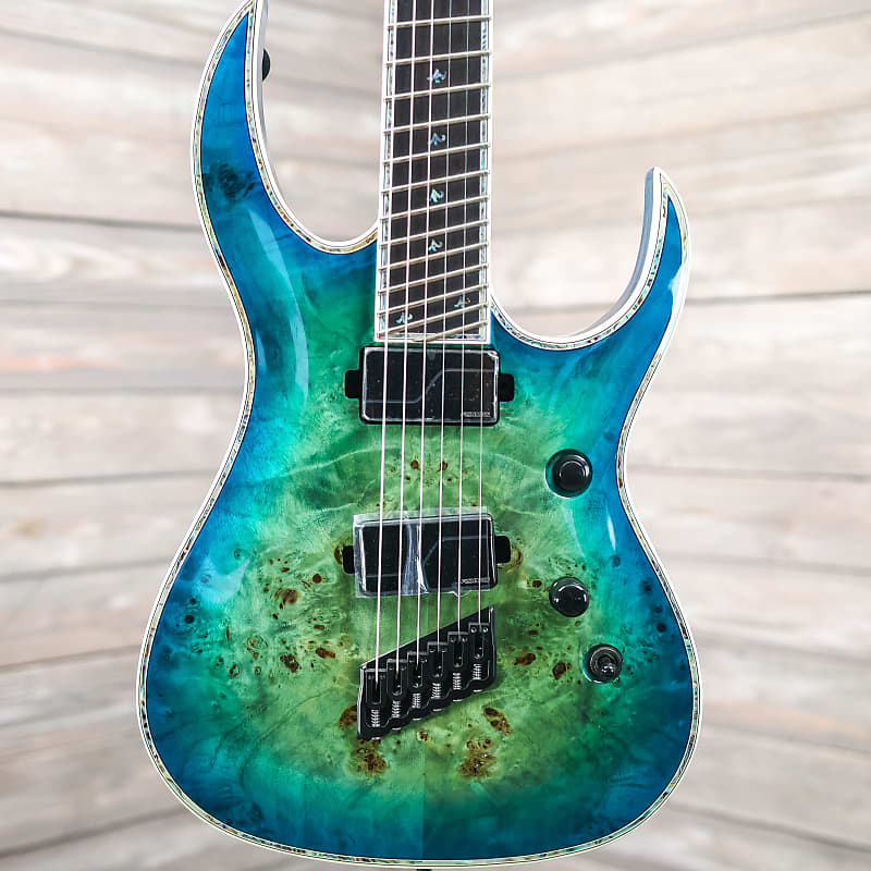 BC Rich Shredzilla Prophecy Archtop Multi-scale 6 - Cyan Blue | Reverb