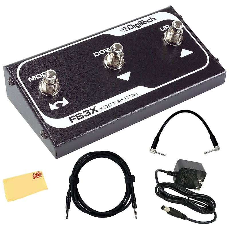 DigiTech FS3X 3-Button Footswitch w/ Cables | Reverb