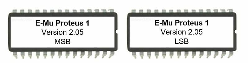E-mu Emu Proteus 1 - Version 2.05 Firmware OS Update Eprom | Reverb