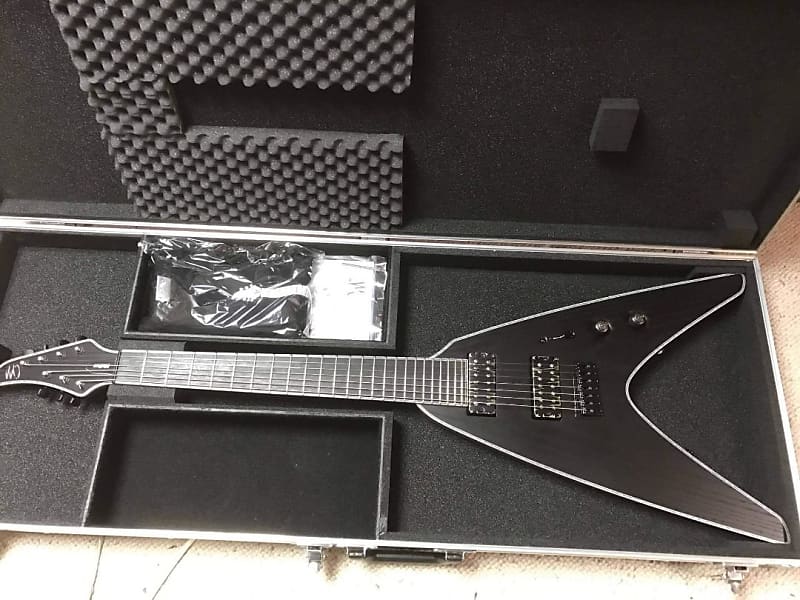 Mayones Vidius Gothic 7 Custom Shop - Monolith Black Ash Matt | Reverb