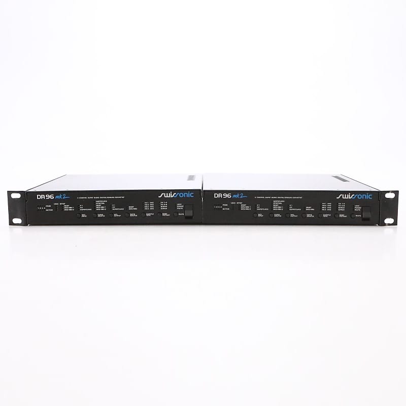 2 Swissonic DA96 mk2 4-Channel D/A Converters in Rack w/ | Reverb