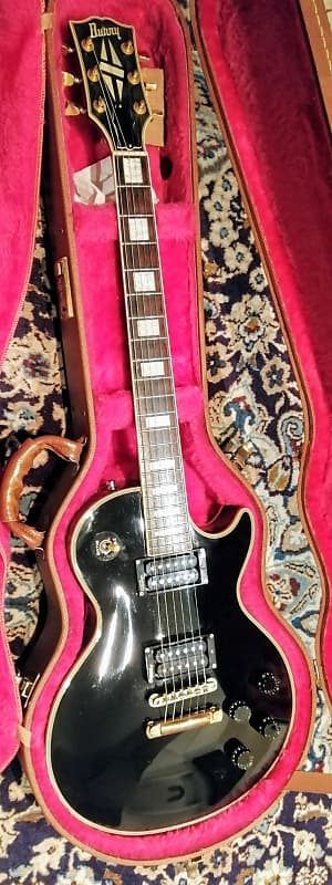 Fernandes Burny RLC Les Paul Custom '80s Ebony | Reverb Canada