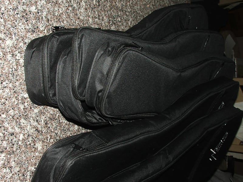 Lot of (5) Padded gig bag/backpack guitar Bags..fit tele & | Reverb