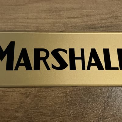 Replacement Marshall Block logo | Reverb