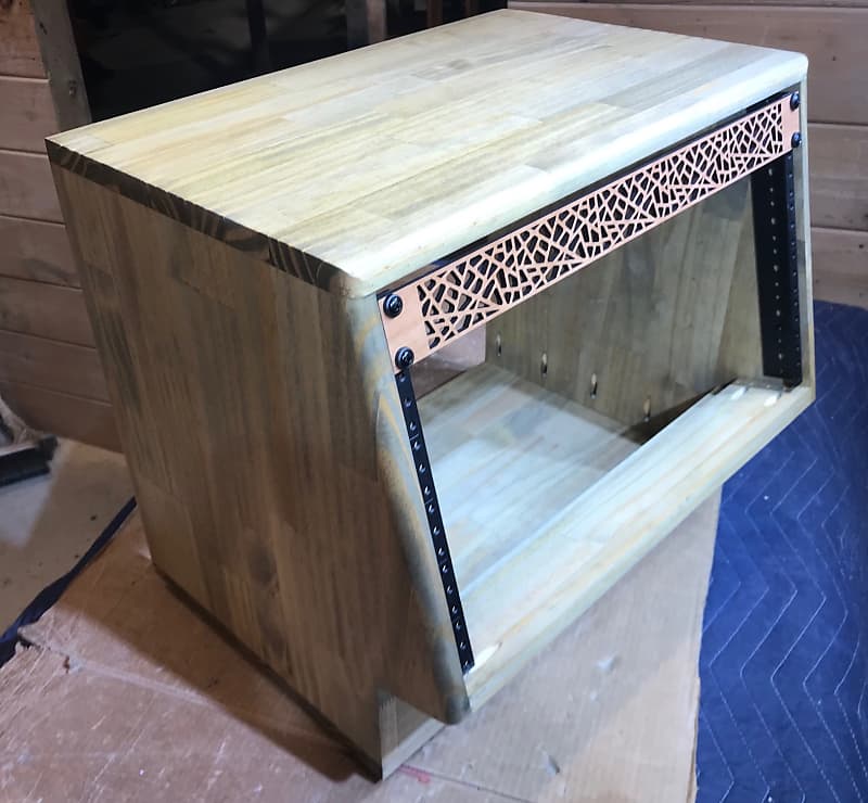 Nice-Racks 6U Slanted Rack, pick a stain | Reverb