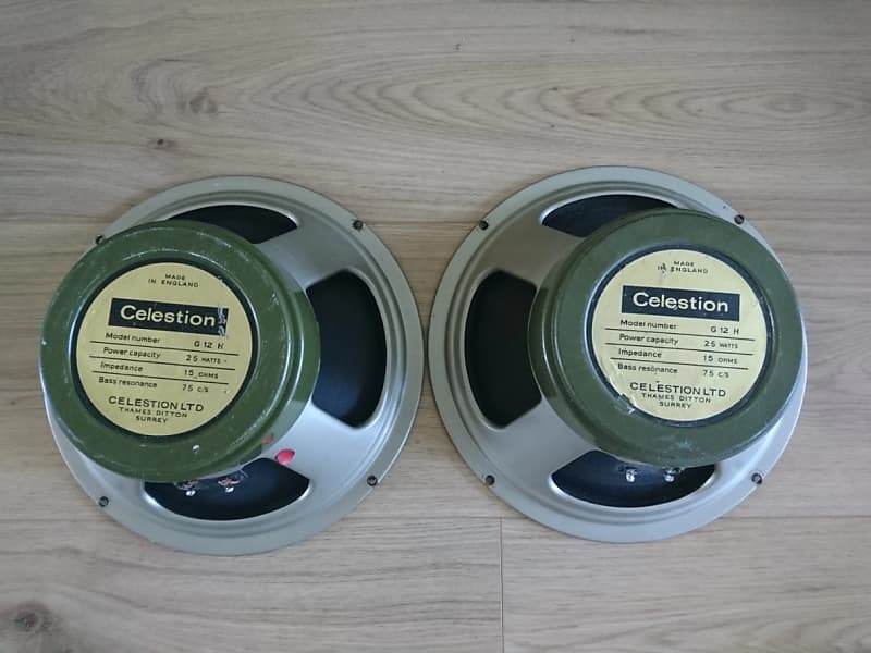 Celestion Greenback T1217 G12H 25 WATT !! pre rola pulsonic | Reverb