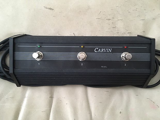 Carvin FS33L Steve Vai Legacy 3-Button Footswitch | Reverb