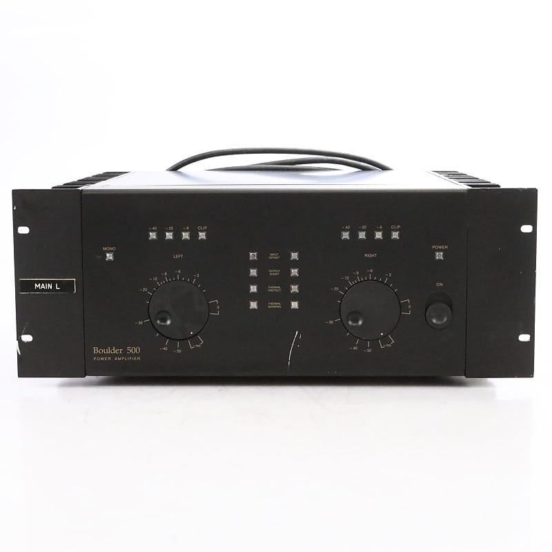 Boulder 500 Stereo Solid State Power Amplifier Amp #45840 | Reverb