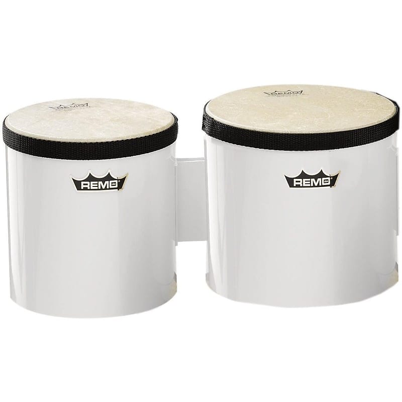 Remo BG-5300 Pre-Tuned Bongo Set, White | Reverb