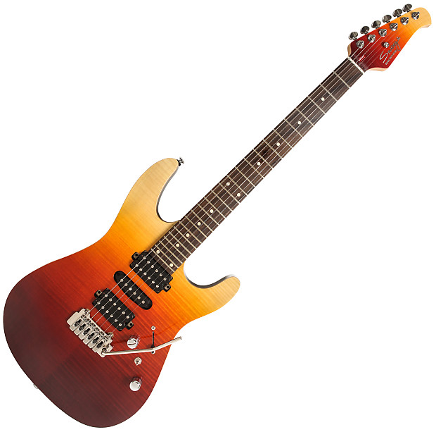 Swing Climax Gradient Electric Guitar Sunset Gradation Unique | Reverb