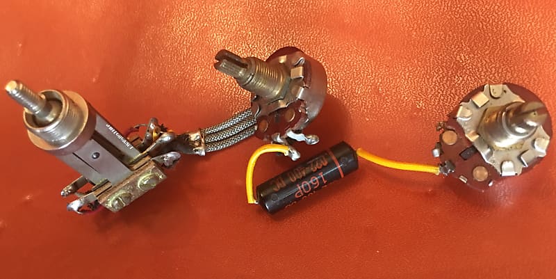 Gibson Switchcraft Pots/Switches Early ‘60s, Quick-Snap | Reverb