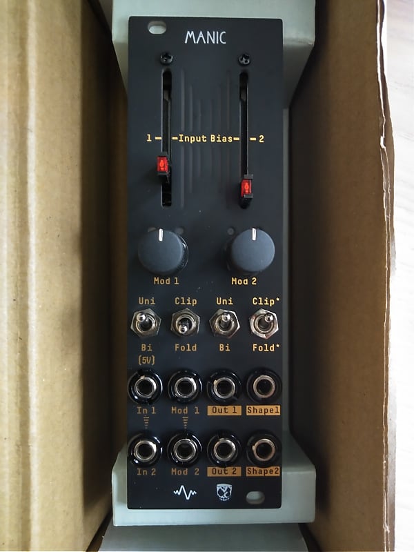 Divkid MANIC STEREO WAVEFOLDER/VCA EURORACK MODULE 2024 - | Reverb UK