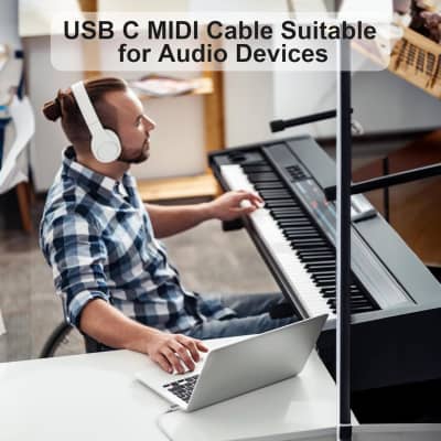 USB C MIDI Cable, Type C to USB 2.0 MIDI Interface Cable for | Reverb