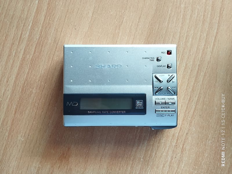 Sharp Walkman Portable mini disc Player MD MS 200 working | Reverb