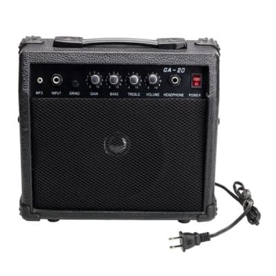 ST Style Beginner Electric Guitar with Black Pickguard Dark | Reverb