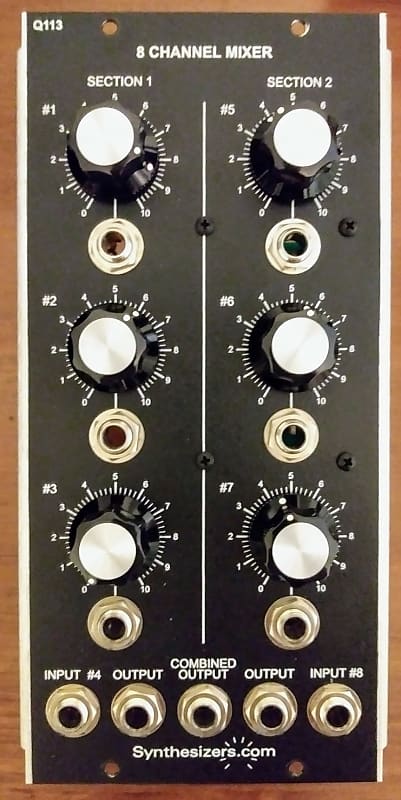 Synthesizers.com Q113 8-Channel Mixer | Reverb