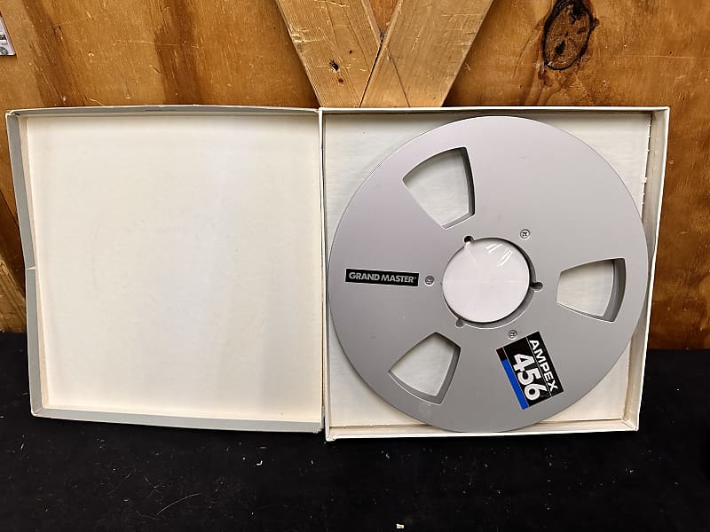 Vintage AMPEX 456 Grand Master 10.5" Aluminum EMPTY Take-Up | Reverb