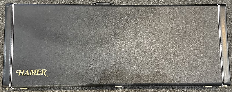 Hamer Left-Handed Hamer Explorer Hard Case - Black | Reverb