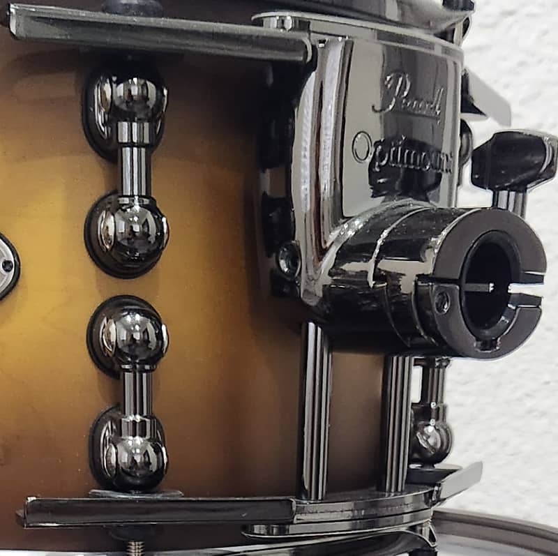 Pearl Optimount Set of 3 Black Nickel Finish Tom Mounts | Reverb