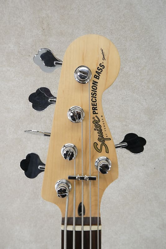 Squier 5 String PRECISION Bass Black USED AVG w/HSC | Reverb