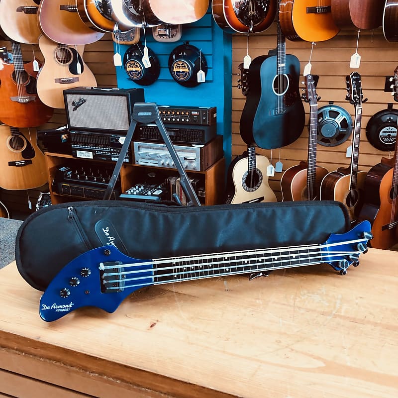 Dearmond Ashbory Bass Silicon String Bass Guitar w/Gig Bag | Reverb